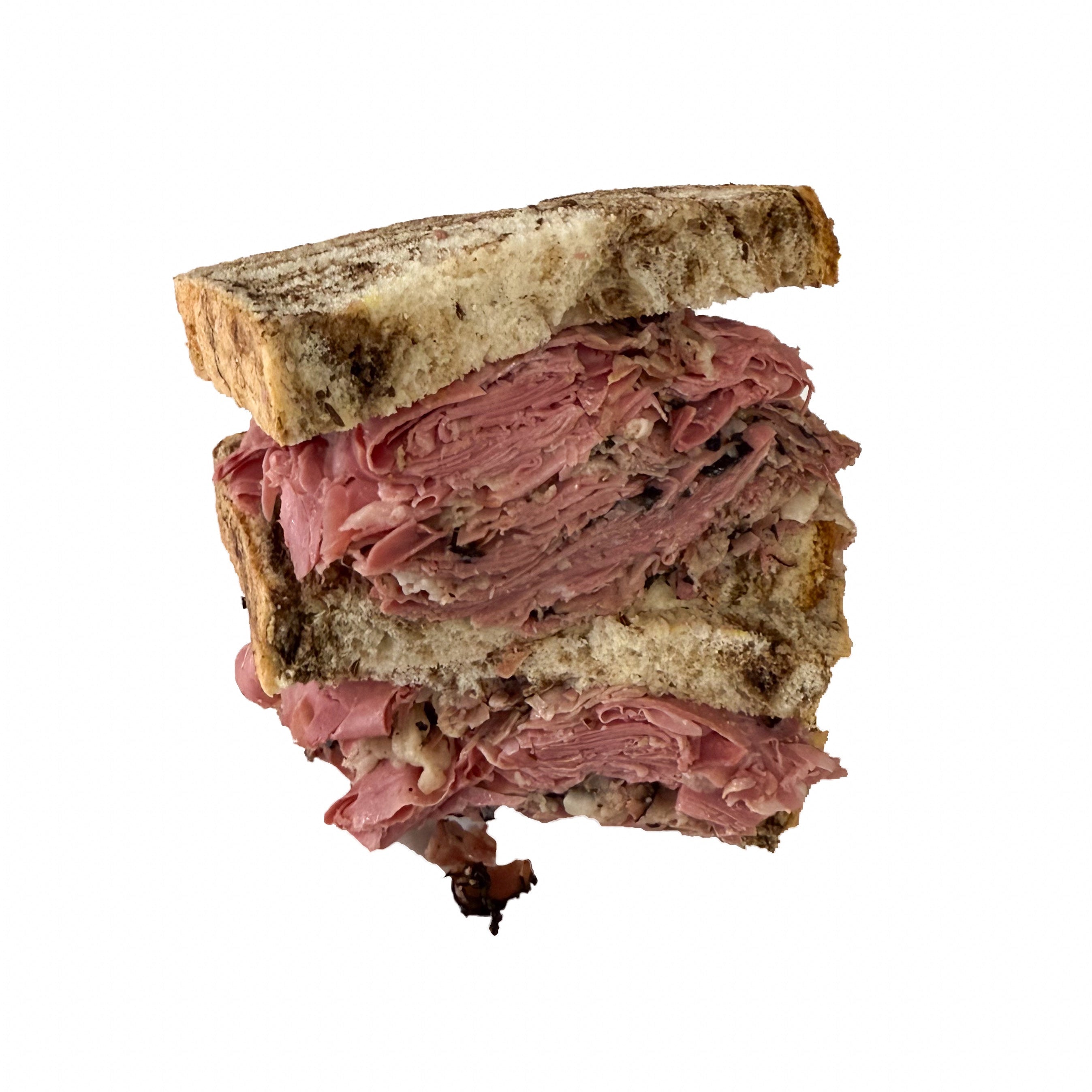 Full Mix Sandwich (Corned Beef & Pastrami) Served with chips and pickl ...